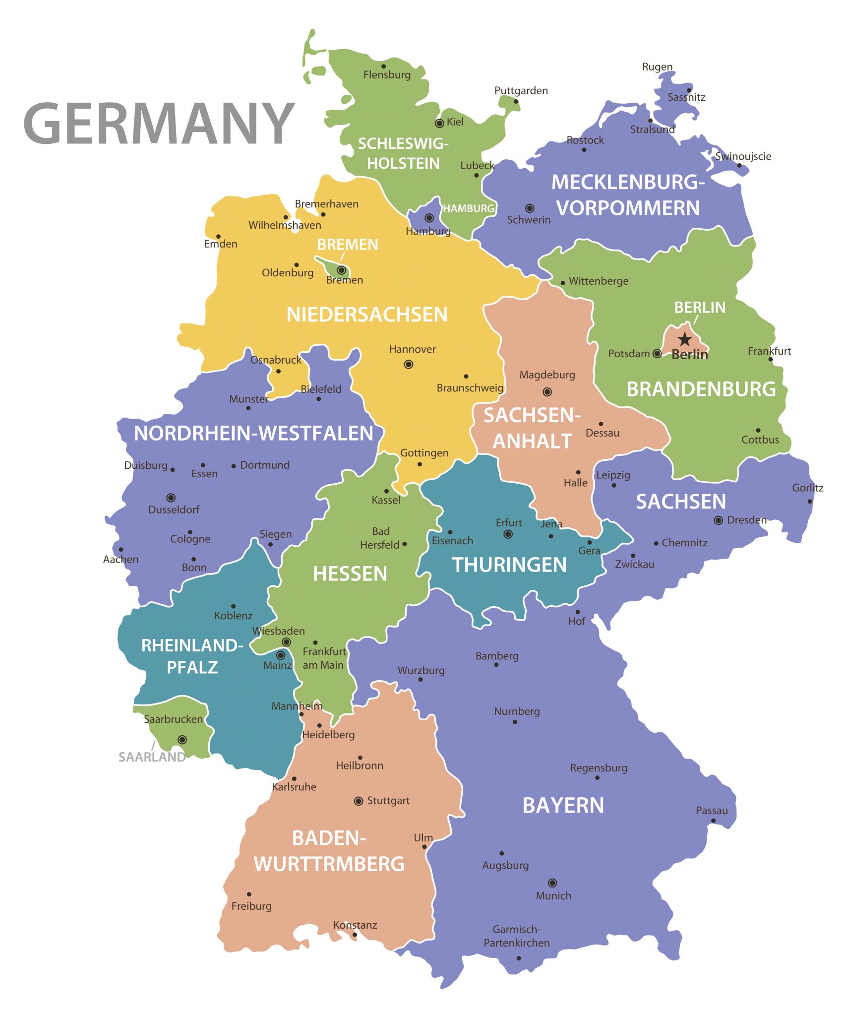 ドイツの地方分権・連邦制 | アントレドイツ【会社設立・起業コンサルティング】